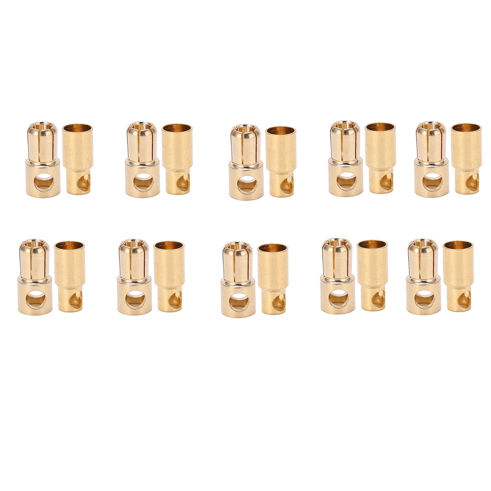 10 Sets 6mm Banana Connector Plugs - Copper Plated for Excellent Signal ...