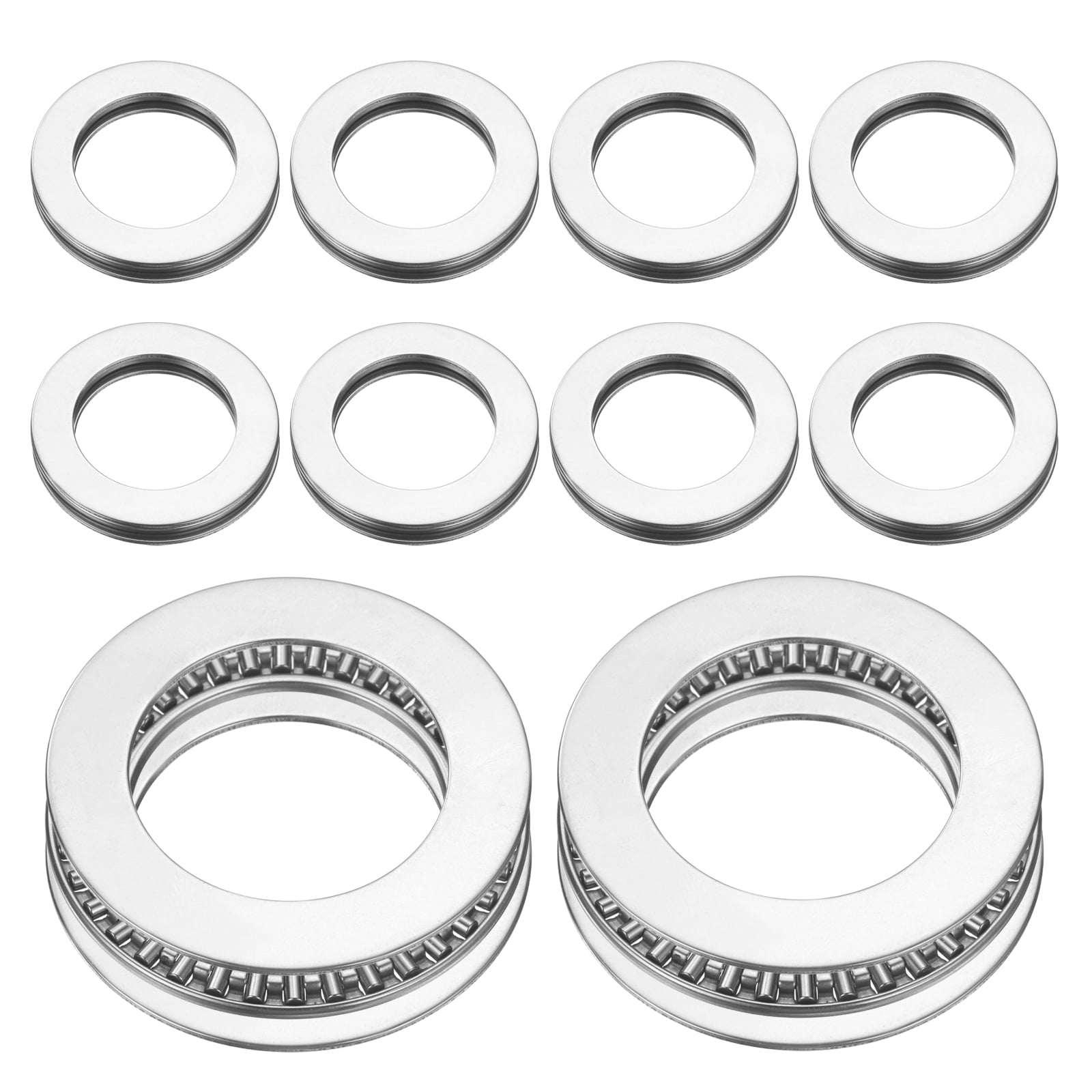 10 Sets AXK3047 Thrust Needle Roller Bearings with 20 Washers, Chrome ...