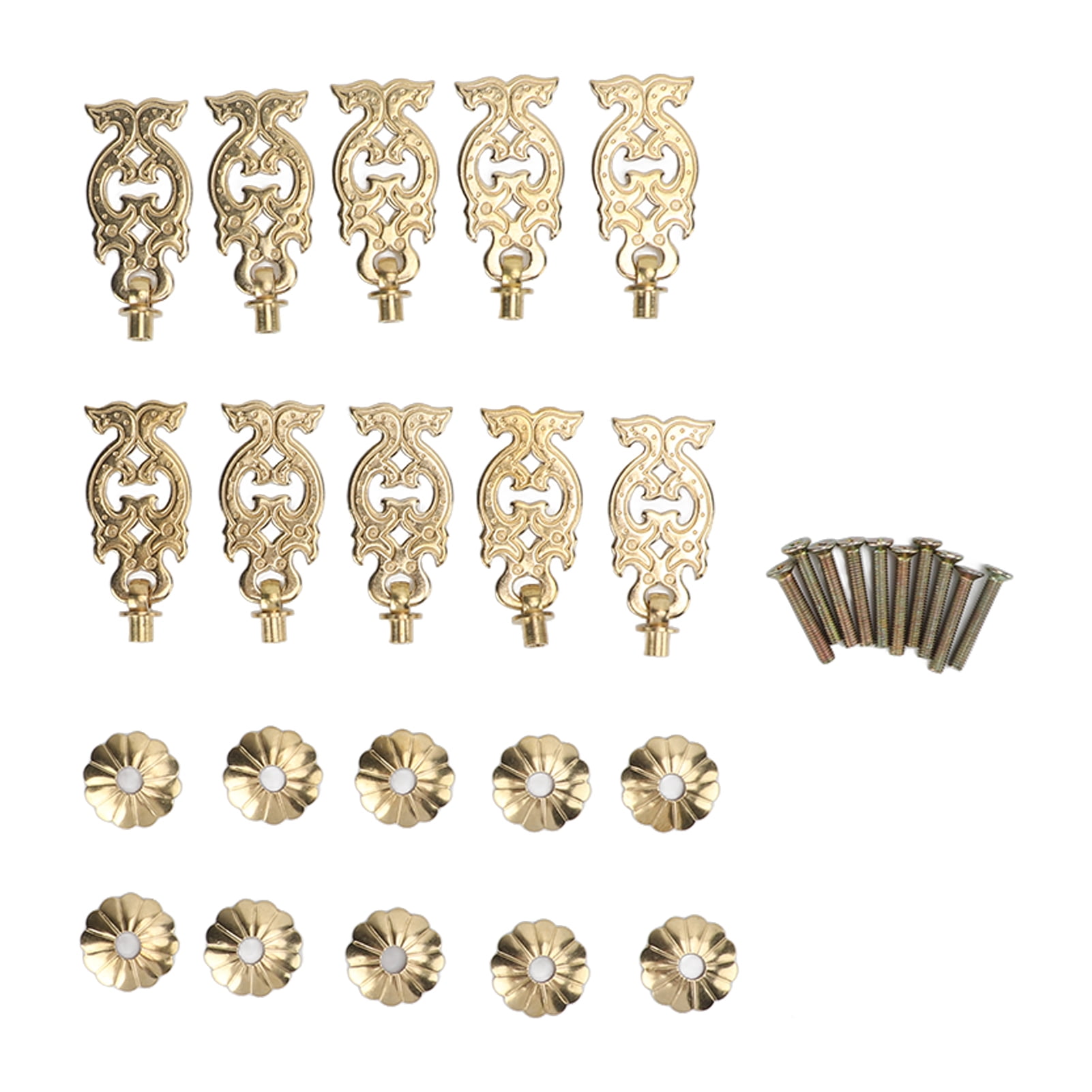 10 Sets Antique Drawer Handle Thicken Little Double Dragon Antique ... 10 Sets Antique Drawer Handle Thicken Little Double Dragon Antique ...