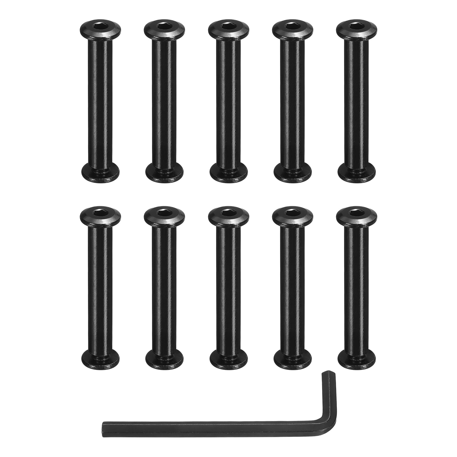 10 Sets Binding Post Screw Female M6*45*Φ8 Hex Drive Socket Cap with ...