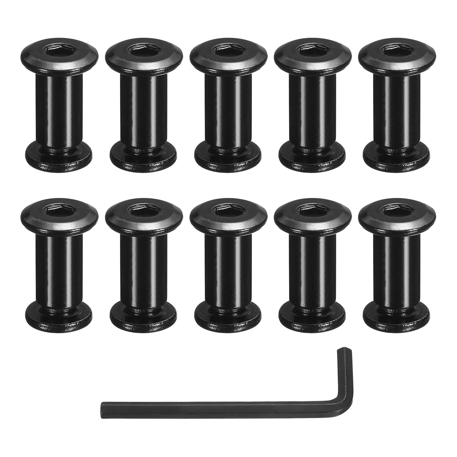 10 Sets Binding Post Screw Female M8*18*Φ10 Hex Drive Socket Cap with ...