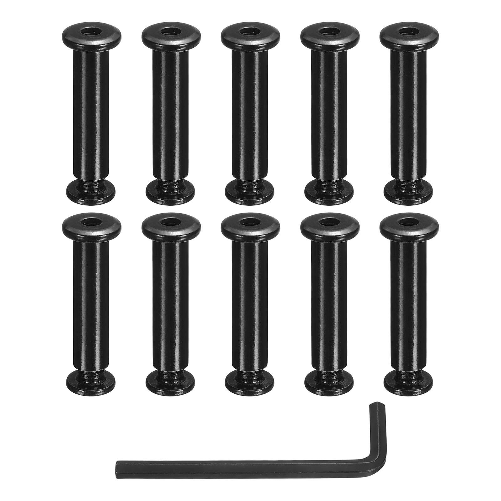 10 Sets Binding Post Screw Female M8*40*Φ10 Hex Drive Socket Cap with ...