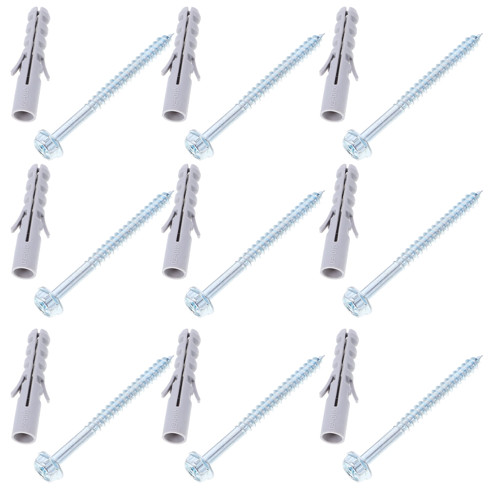 10 Sets Bolts Tv Mount Accessories Carbon Steel Tv Mount Anchors Tv ...