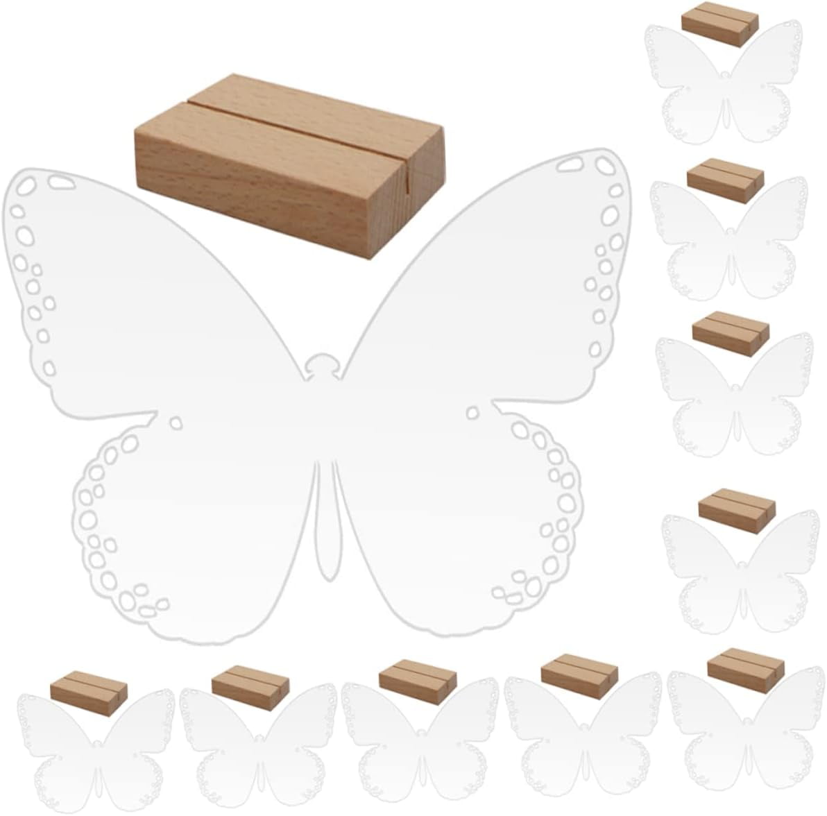 10 Sets Butterfly Table Placement Wedding Decor Table Decorations ...