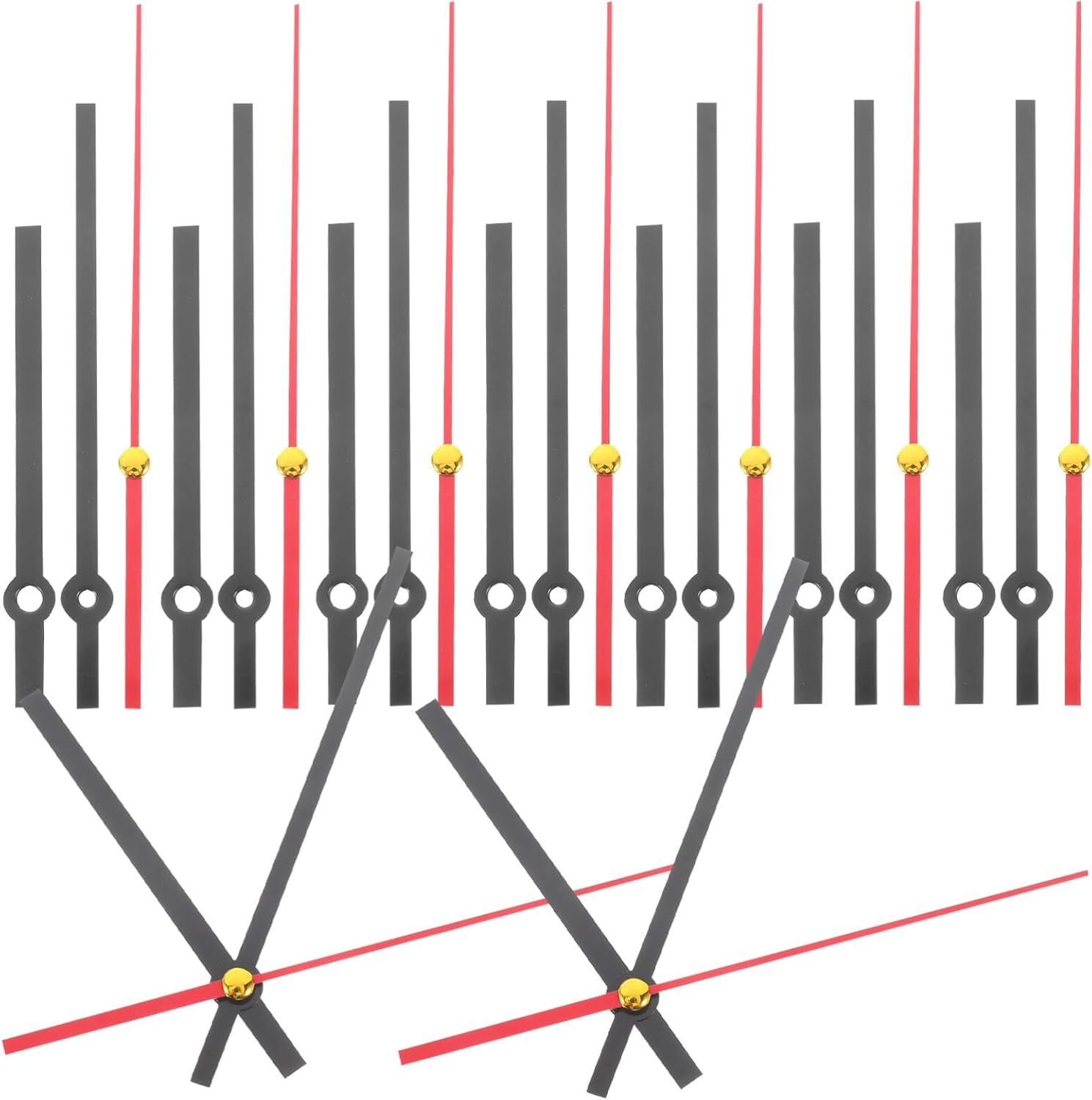 10 Sets Clock Hands - Clock Hands Replacement Clock Hands Kit Clock ...