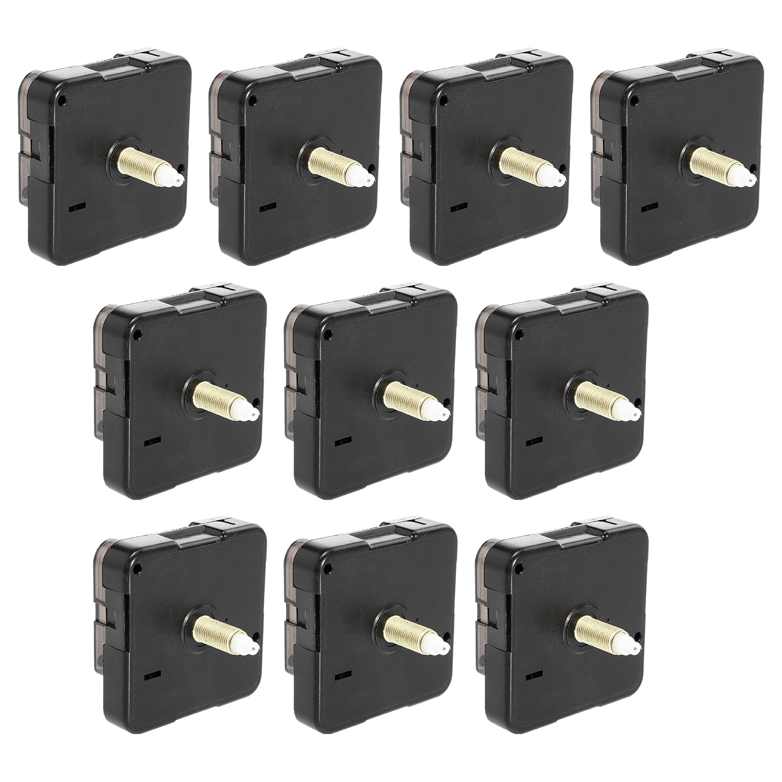 10 Sets Clock Mechanism Repair Parts Silent Movement Wireless Black ...