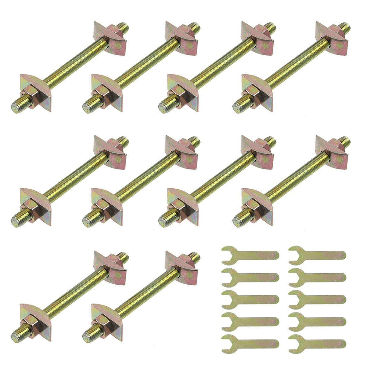 10 Sets Countertop Connector Bolts,Table Top Fasteners,Joint Connectors ...