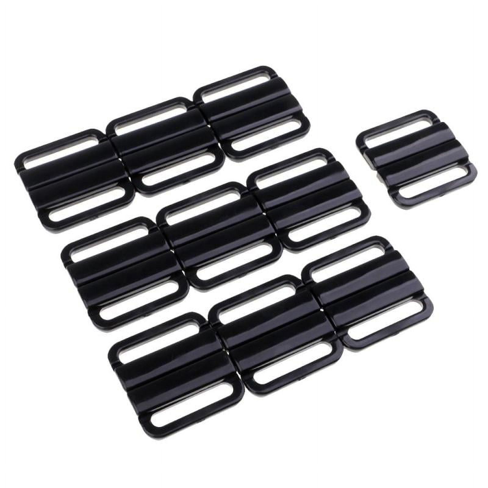 10 Sets Craft Plastic Tape Closure Hook & Clasp Fasteners Sew on ...