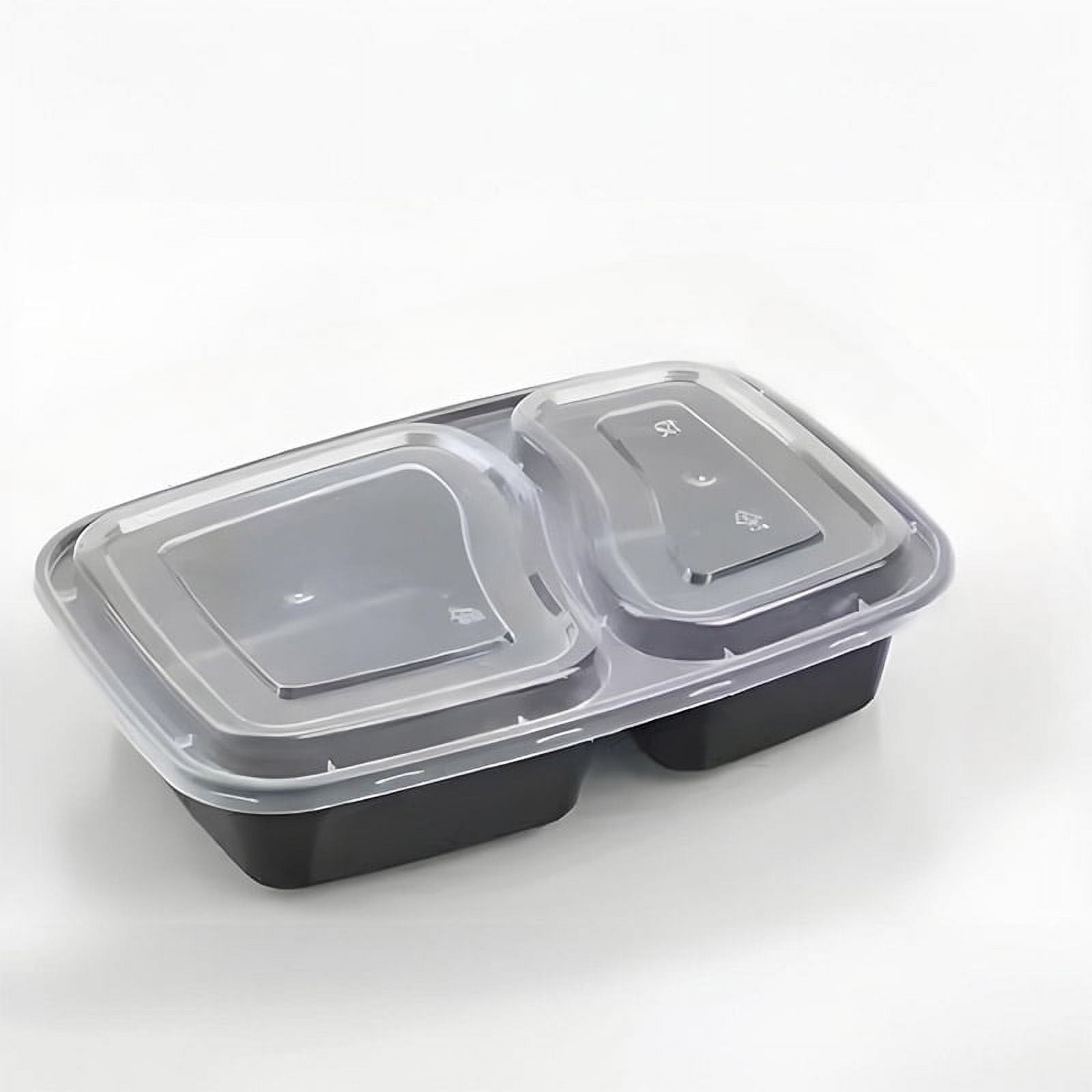 10 Sets Disposable Food Boxes with Lids Microwave Food Storage Boxes ...