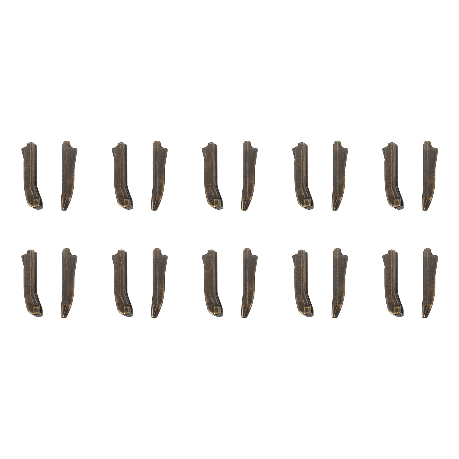 10 Sets Double Open Zipper Repair Latch Kits, #3 Insert Pins for Jacket ...