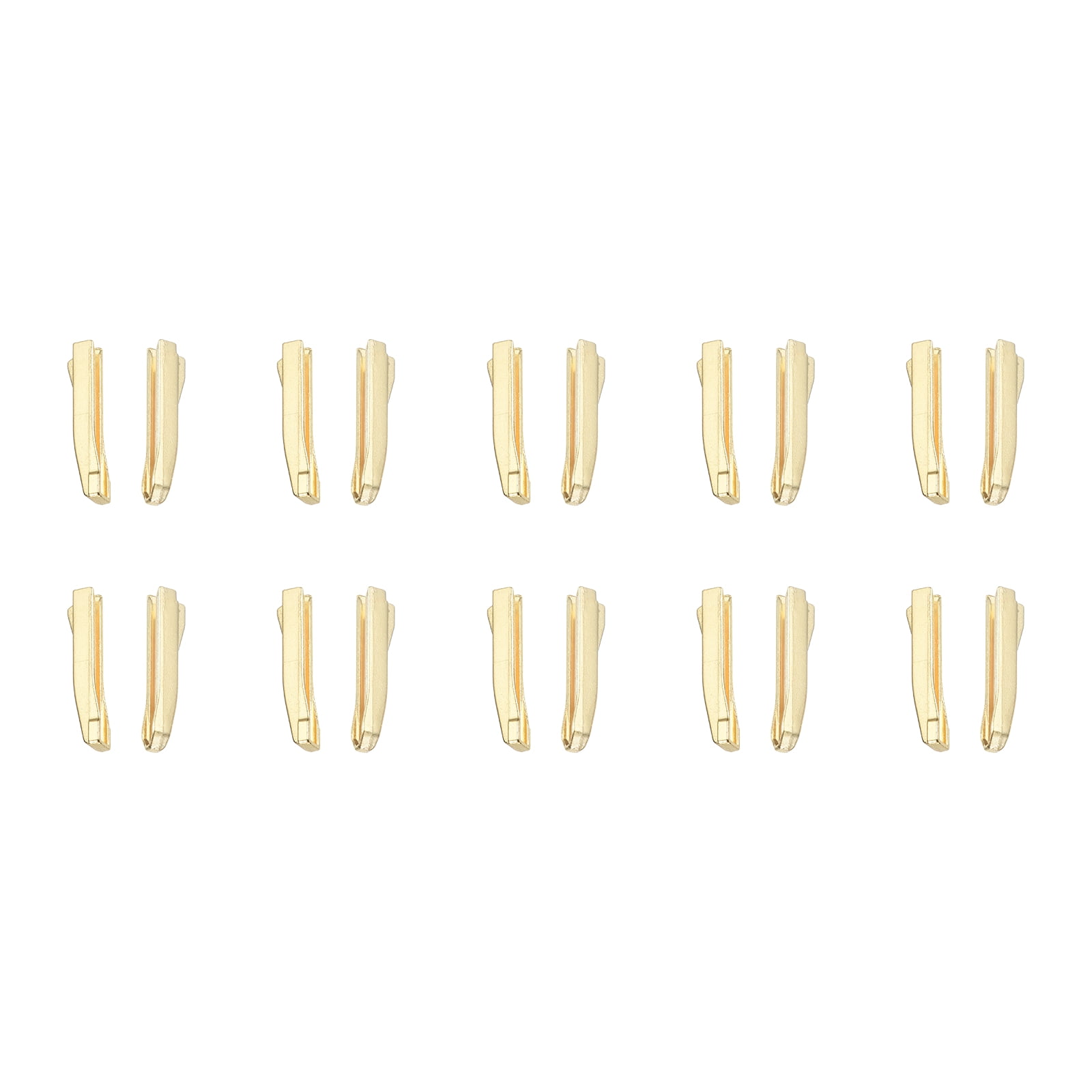 10 Sets Double Open Zipper Repair Latch Kits, #8 Insert Pins for Jacket ...