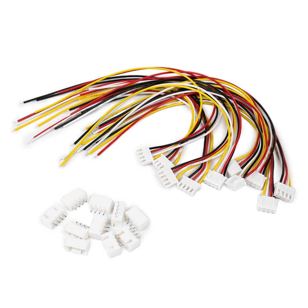 10 Sets For Jst Xh2.54Mm Wire Cable Connector 2/3/4 Pin Male Female Plug Socket Fs 4 Pin ...