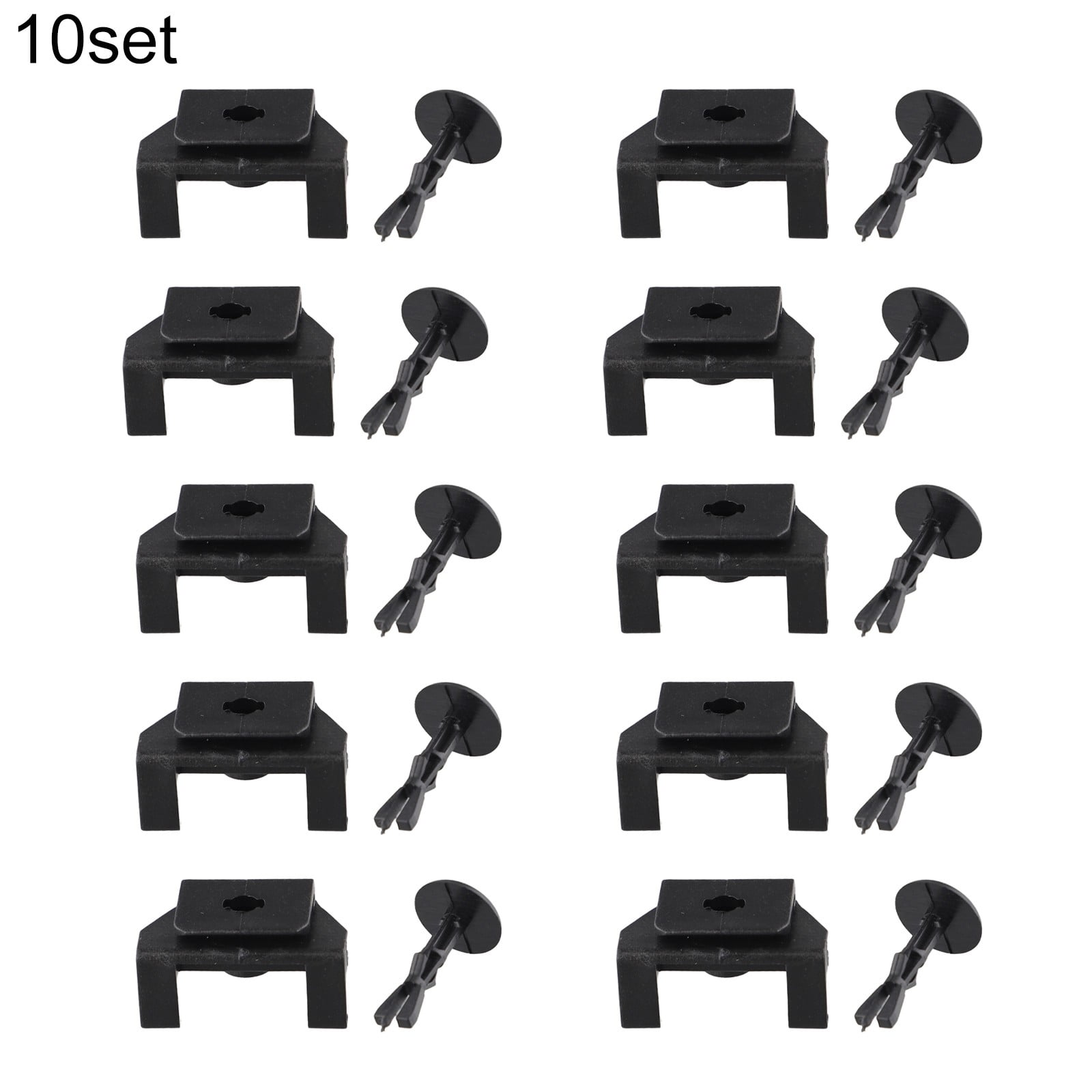 10 Sets Front Bumper Cover Clip and Pin Kit for Toyota Vehicles ...