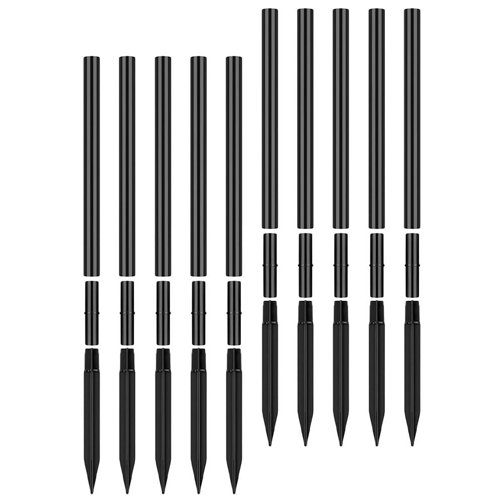 10 Sets Garden Supplies Solar Light Extension Tube Path Lights Powered ...