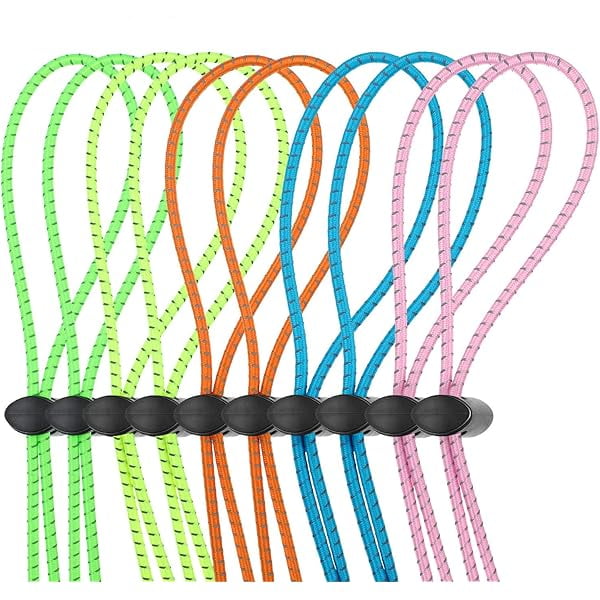 10 Sets Goggle Bungee Straps for Swim,Adjustable Replacement Bungee ...