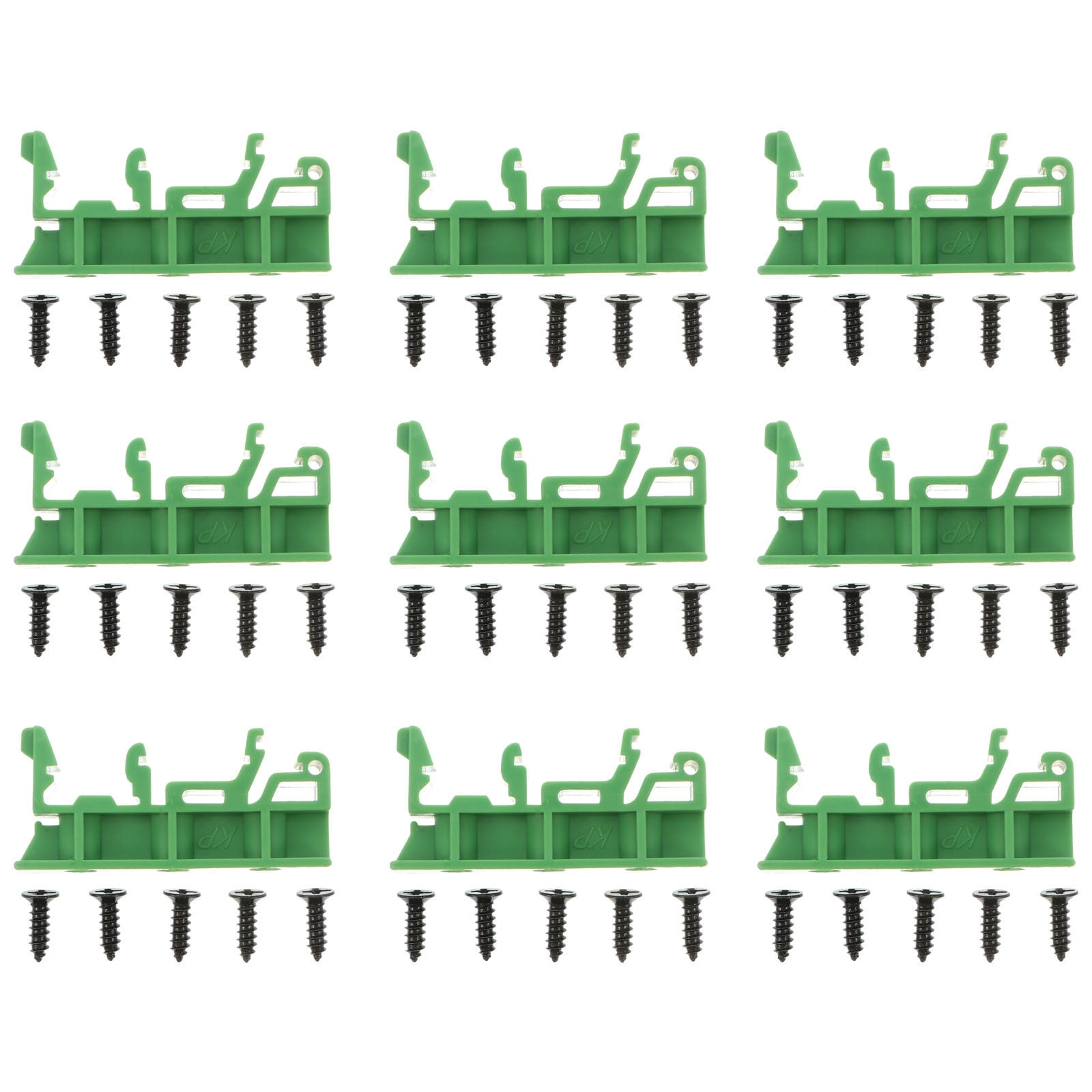 10 Sets Greens Adaptador Universal Din Rail Mounting Bracket Adapter ...