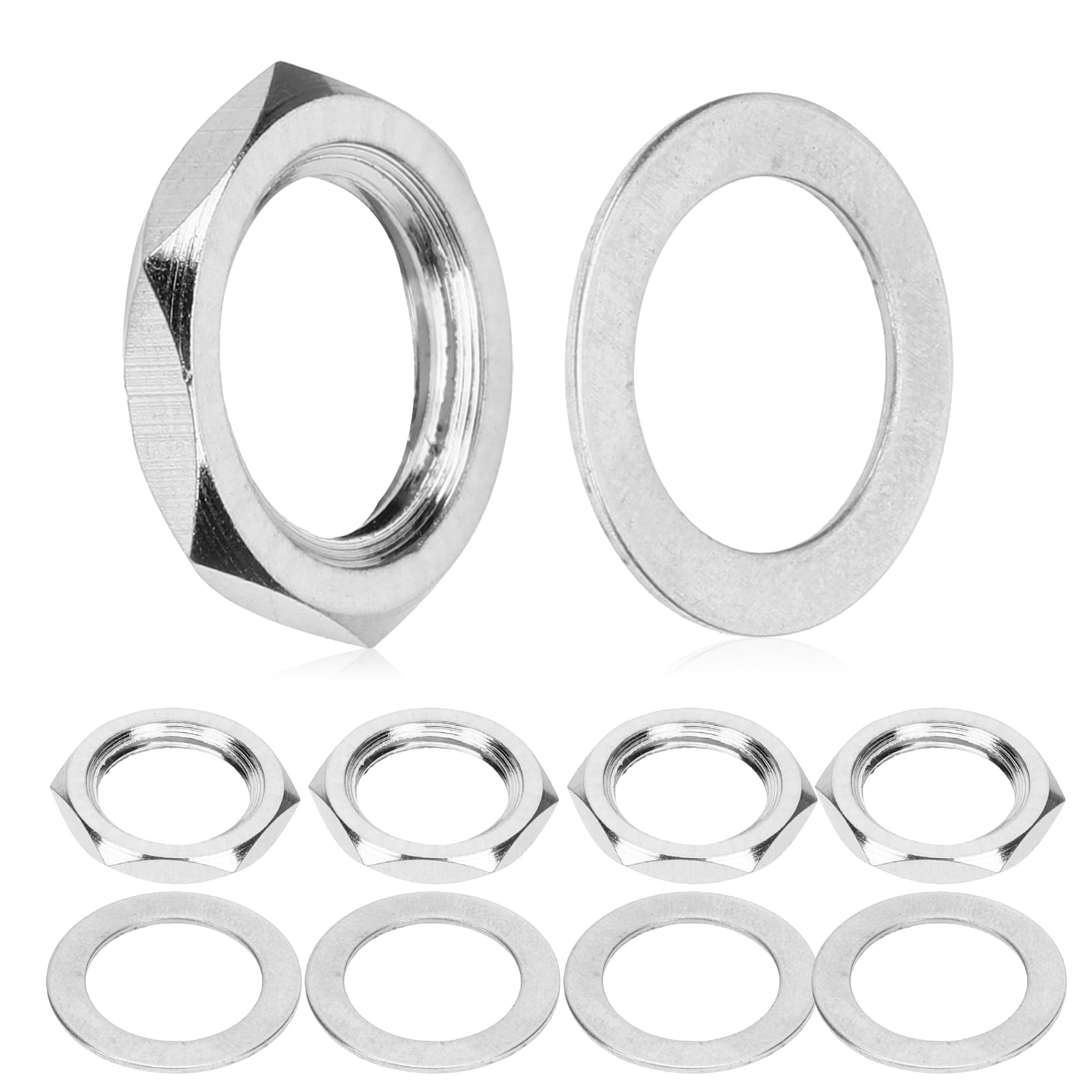 10 Sets Guitar Pots Hex Nuts Bass Guitar Nut Guitar DIY 1.20X1.20X0 ...