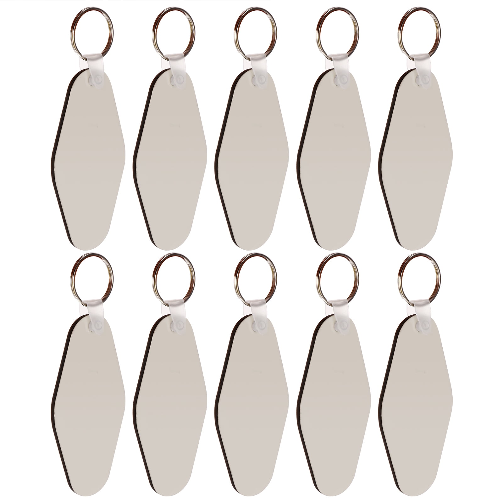 10 Sets Heat Transfer Key Chain Quick Release Keychain Keychains of The ...