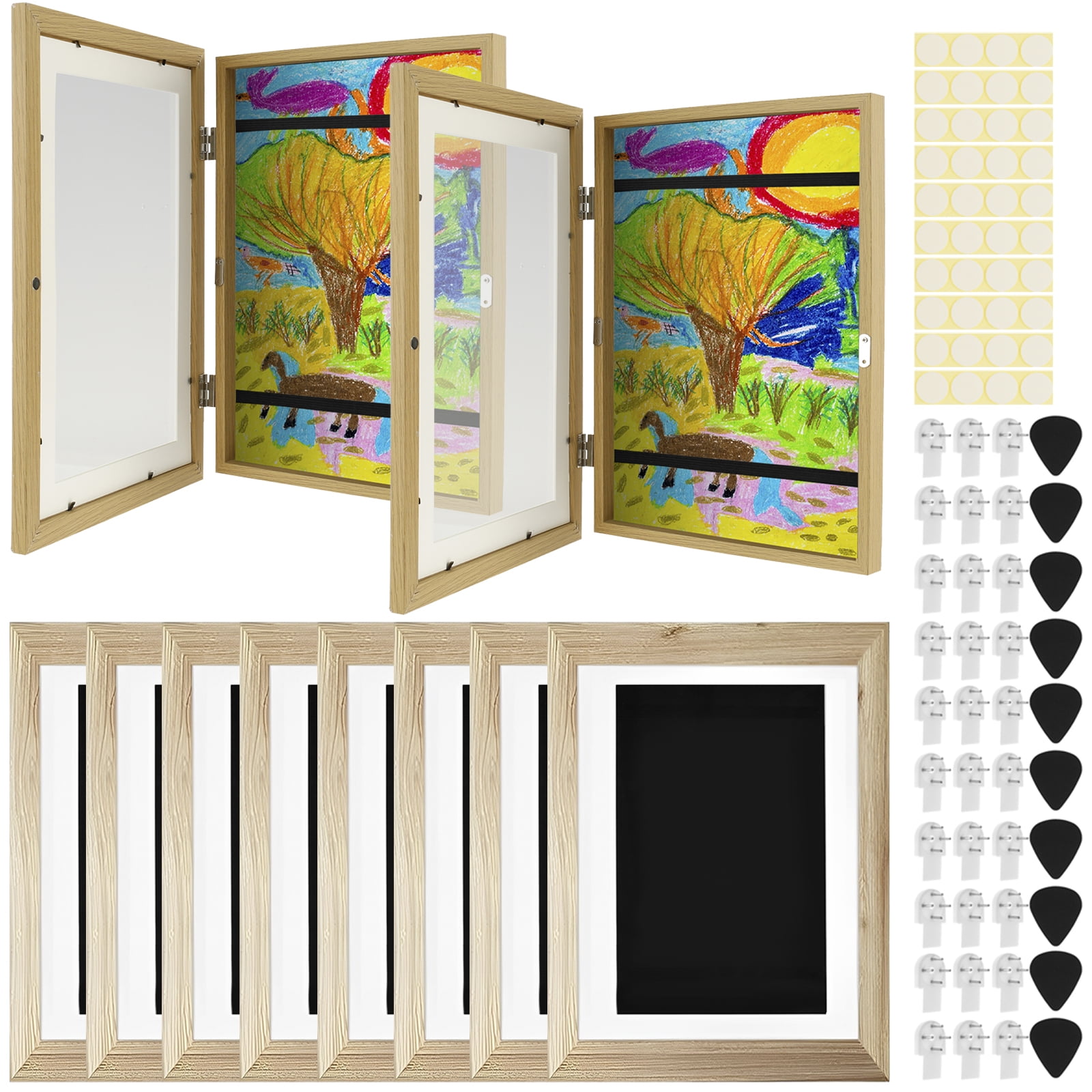 Changeable 8.5x11 Display Frames For Childrens Artwork Kids Art Display ...