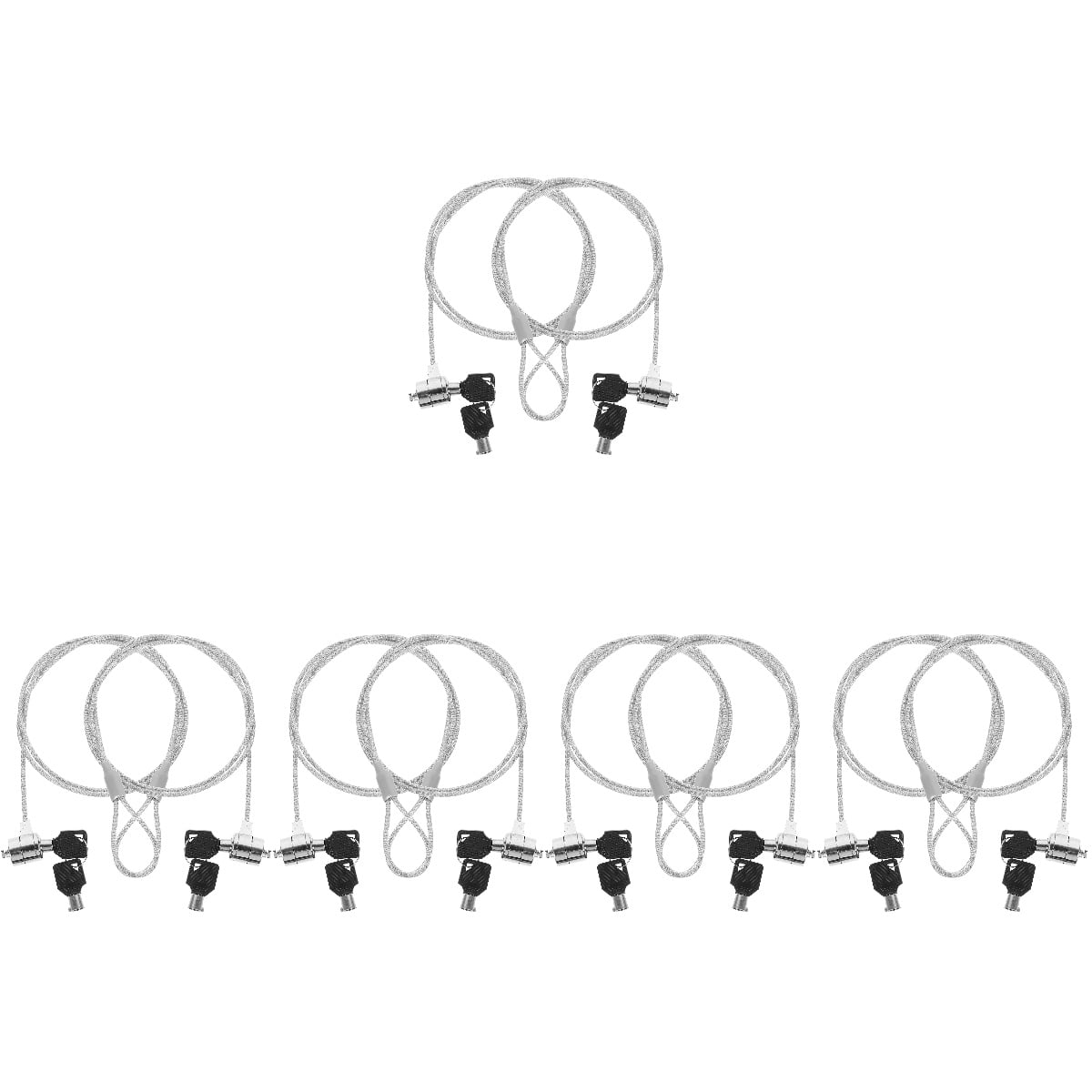 10 Sets Laptop Lock Monitors Notebook Computers Laptops Chain Keyed ...