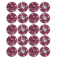 10 Sets Metal Flat Button Dark Fastener Simple Design For Coats ...