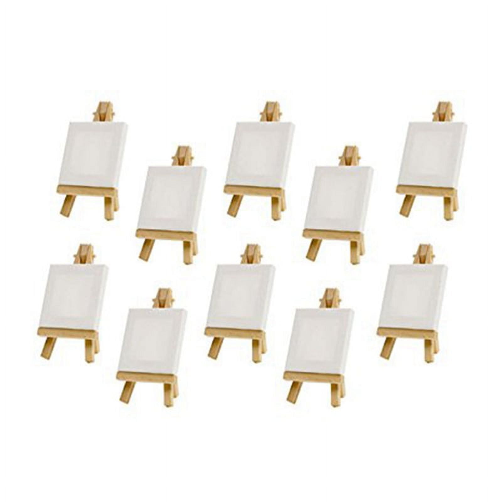 10 Sets Mini Display Easel With Canvas 8X8Cm Wedding Table Numbers ...