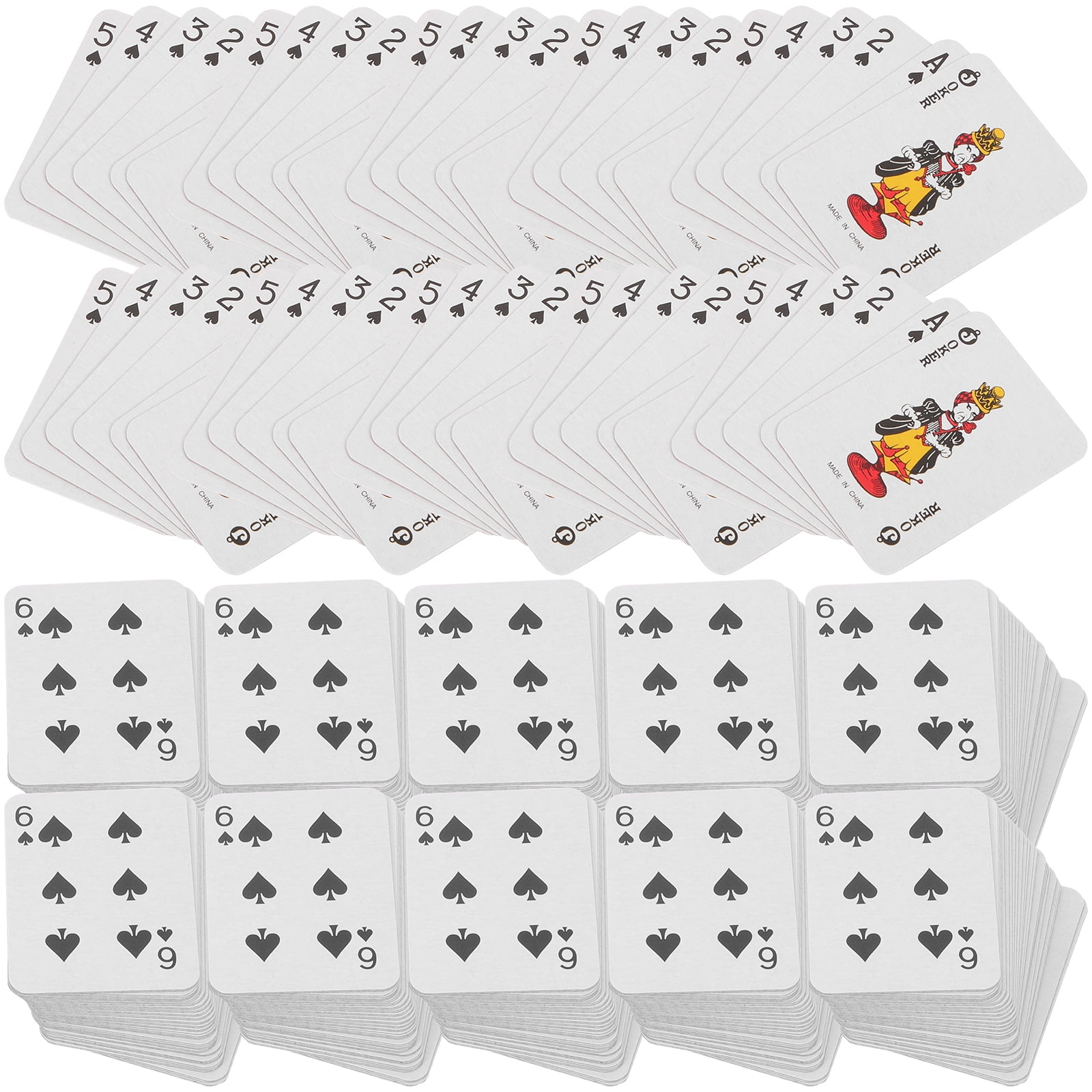 10 Sets Mini Poker Cards Miniature Cards Small Casino Game Cards for ...