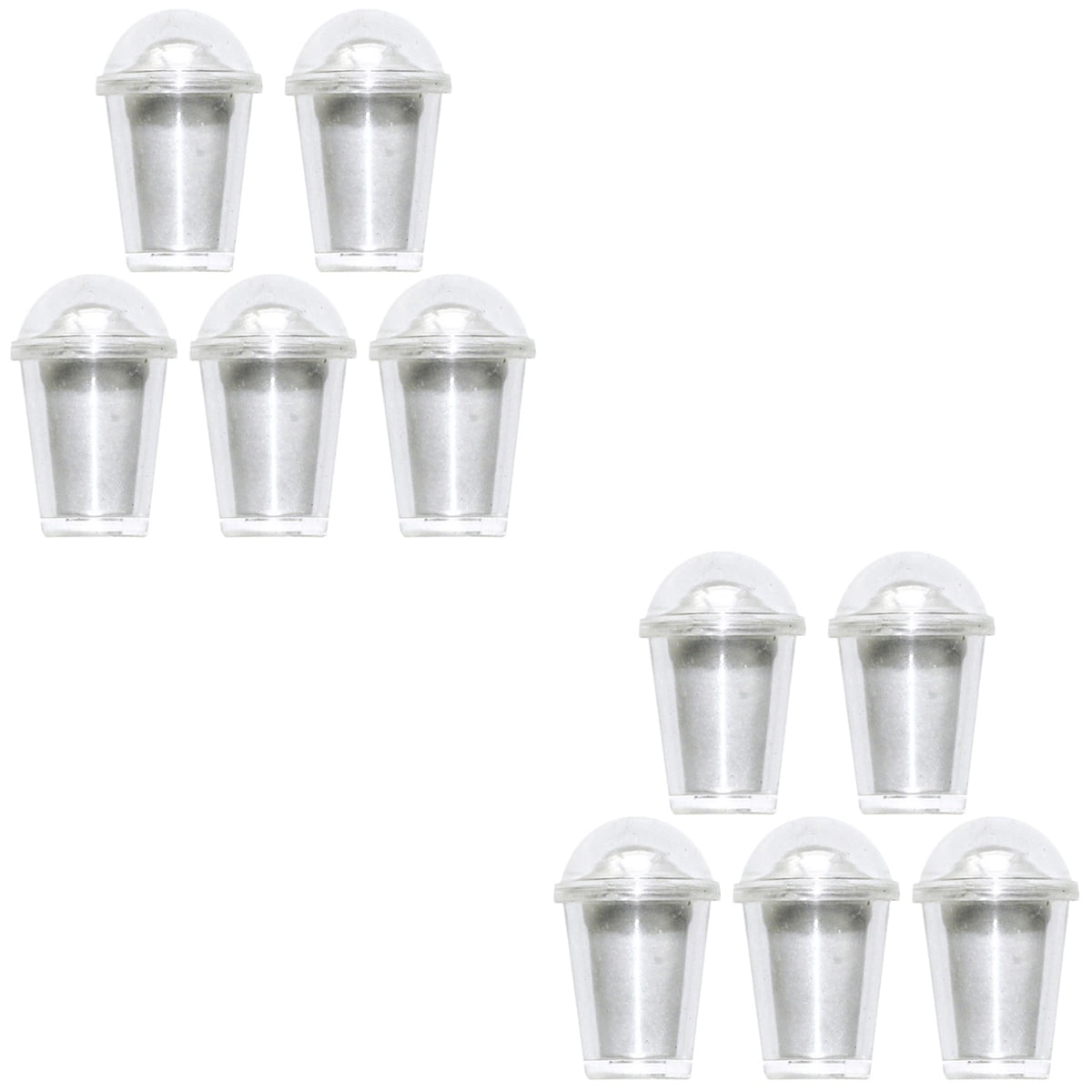 HEALEEP Miniature Milk Tea Cups Resin 10 Sets For Craft Enthusiasts ...