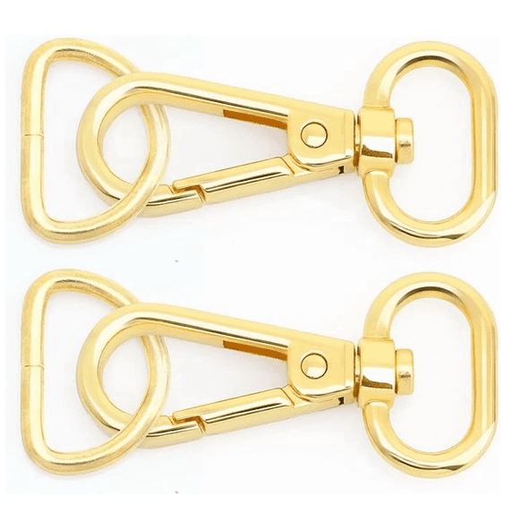 10 Sets Silver Snap Hooks Lobster Clasp Swivel Push Gate Fashion Clips ...