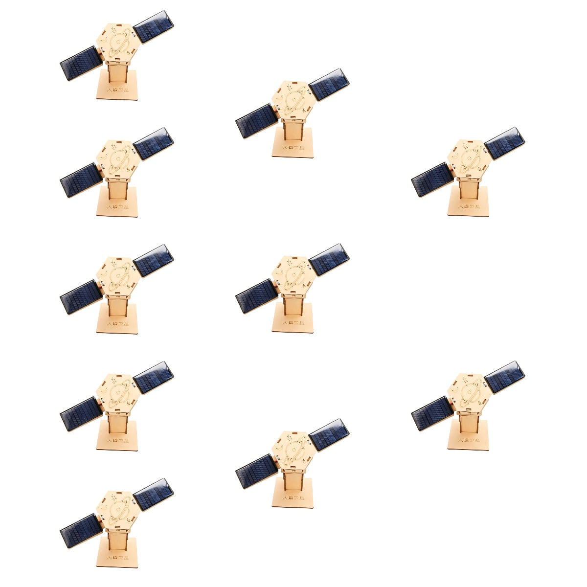 10 Sets Solar Satellite Artificial Toy DIY Kit Child - Walmart.com