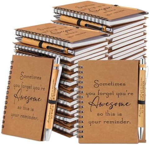 10 Sets Spiral Notebooks Sets Employee Thank You Gifts Inspirational ...