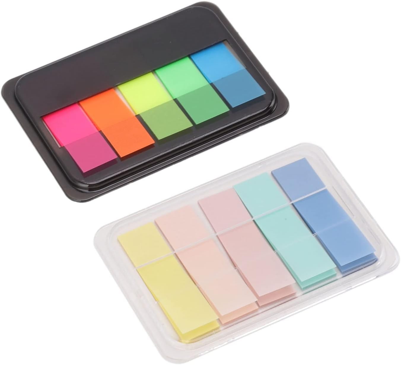 10 Sets Sticky Book Tabs, Page Markers Index Tabs 5 Iridescent Colors ...