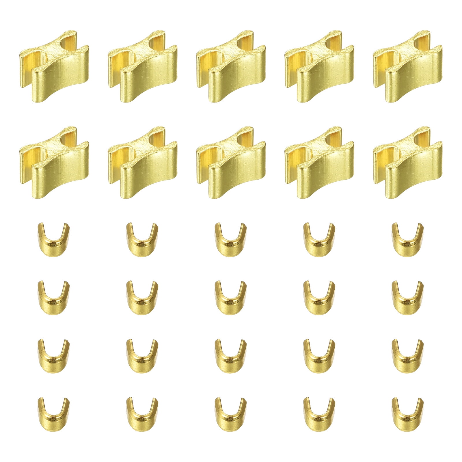 10 Sets Zipper Slider Retainers, #10 Top Stoppers & Bottom Stops for ...