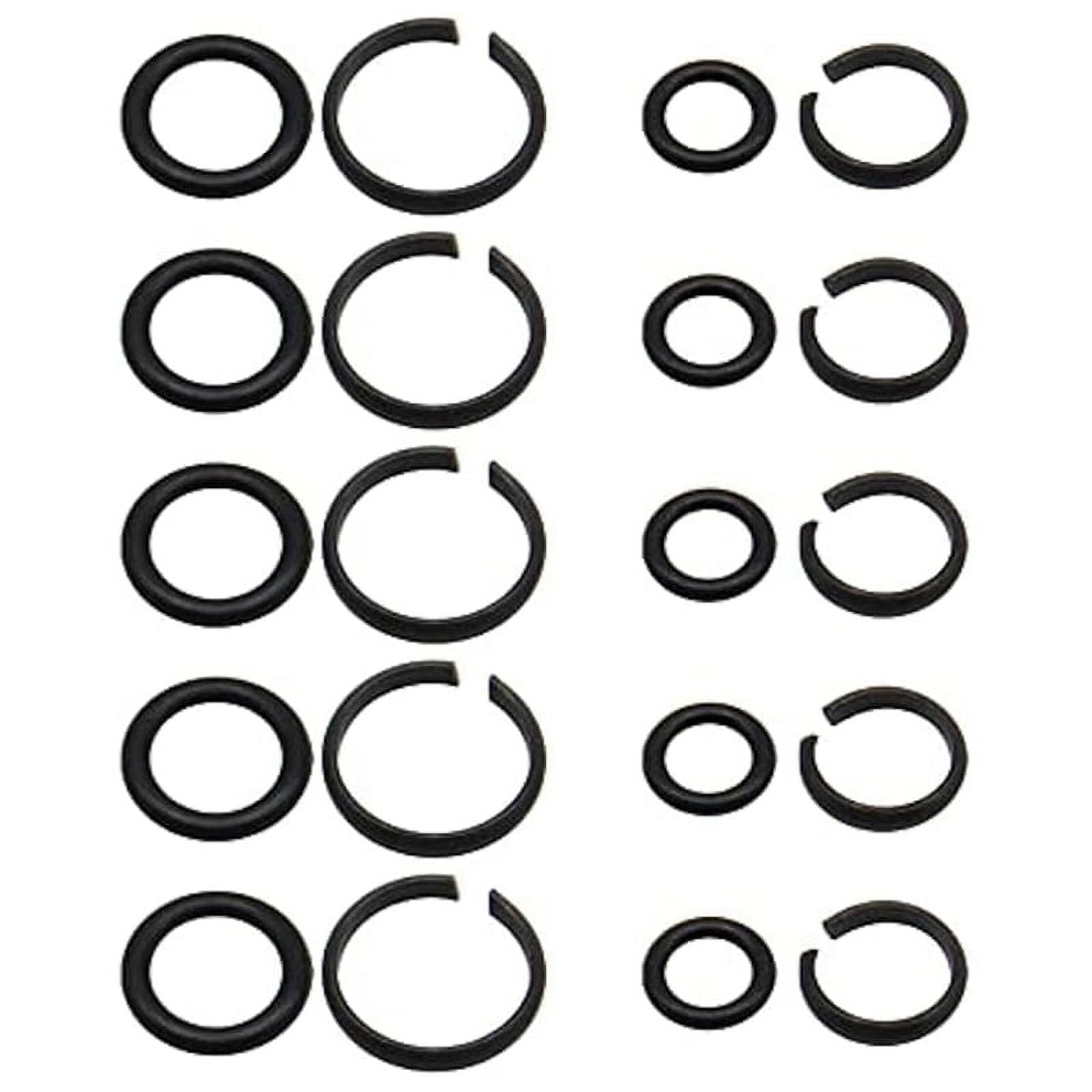 10 Sets of 1/2 Inch & 3/8 Impact Wrench Retainer Rings with O-Ring ...