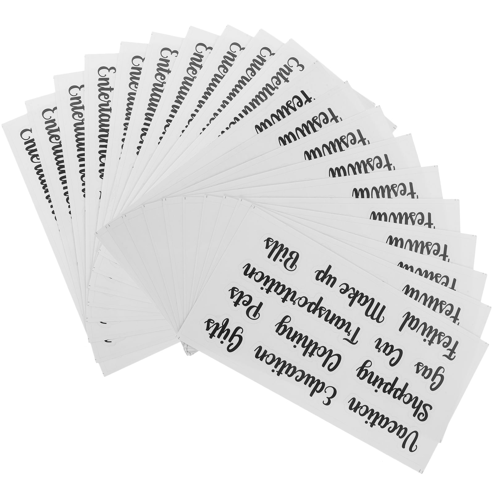 10 Sets of Daily Use Cash Envelope Labels Multi function Label Stickers ...