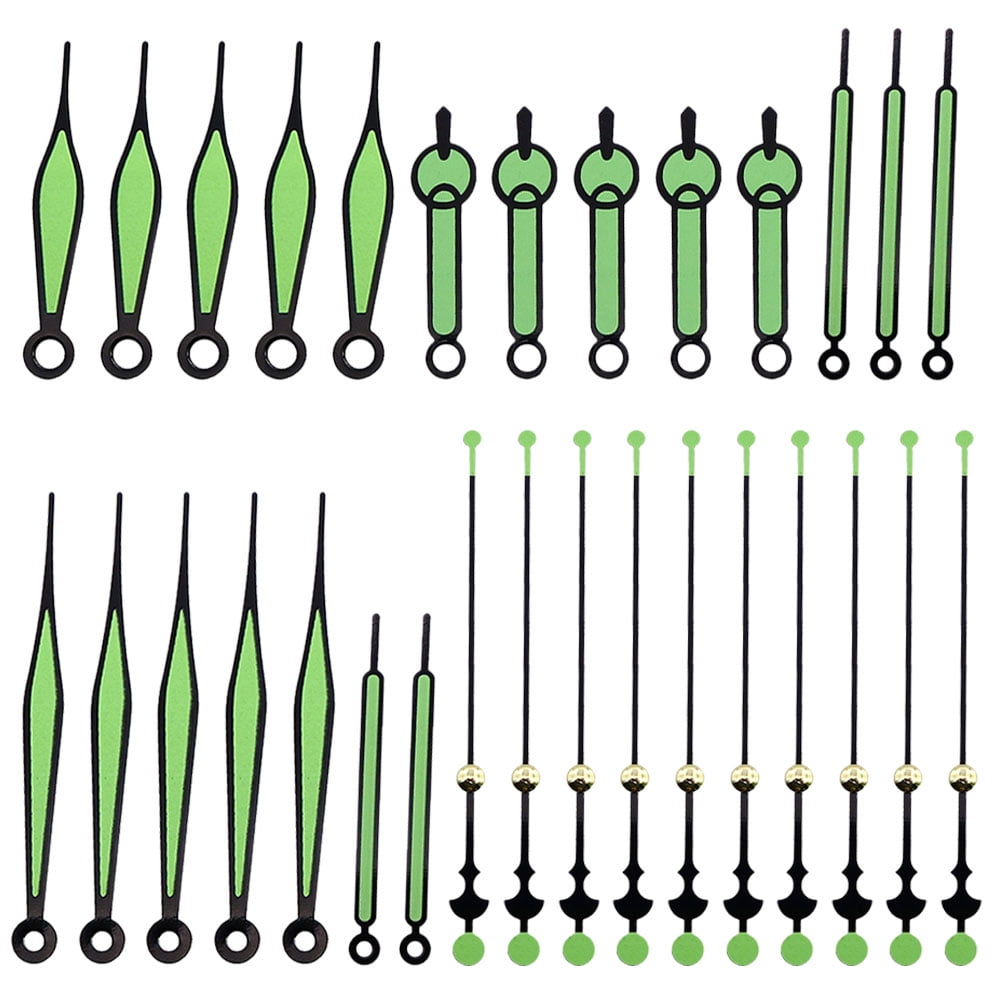 10 Sets of Luminous Clock Hands Decorative Clock Pointers Wall Clock ...