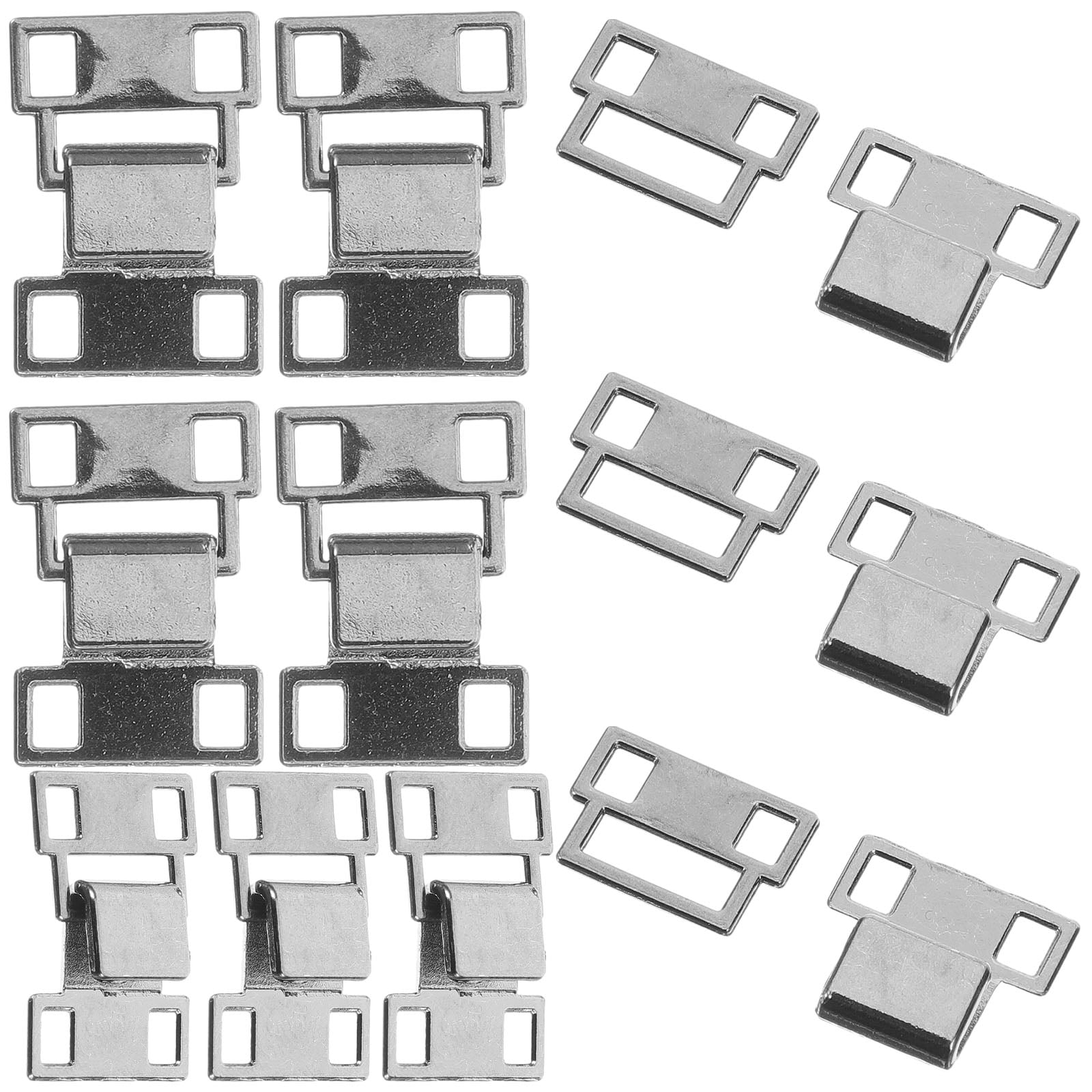 10 Sets of Sewing Hooks and Eyes Pants Closure Fastenings for Skirt ...