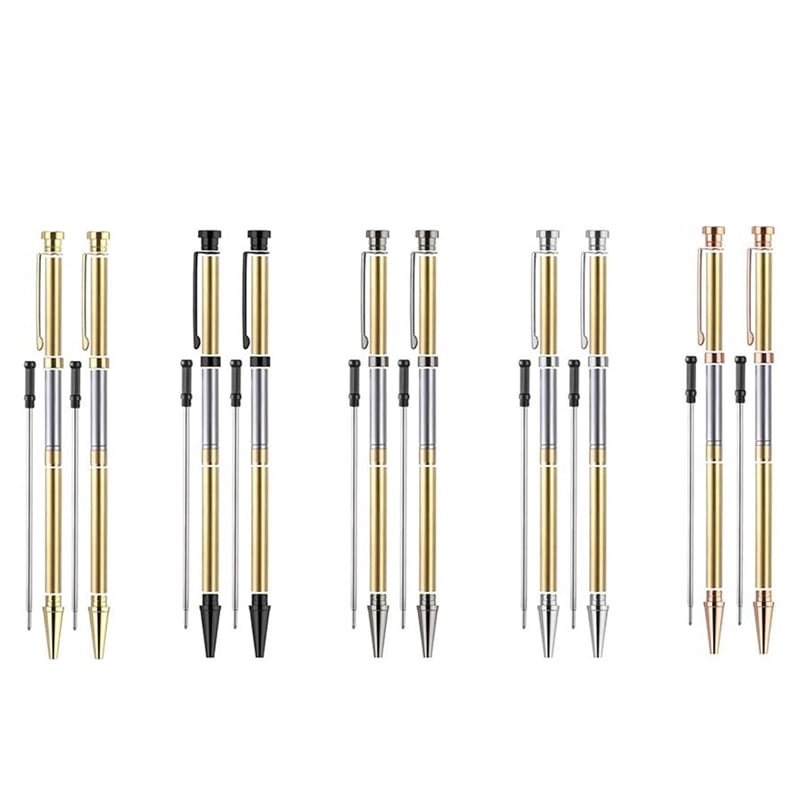 10 Sets of Wood Turning Pen Kit Project Supplies 7mm Slim Pen Kit with ...