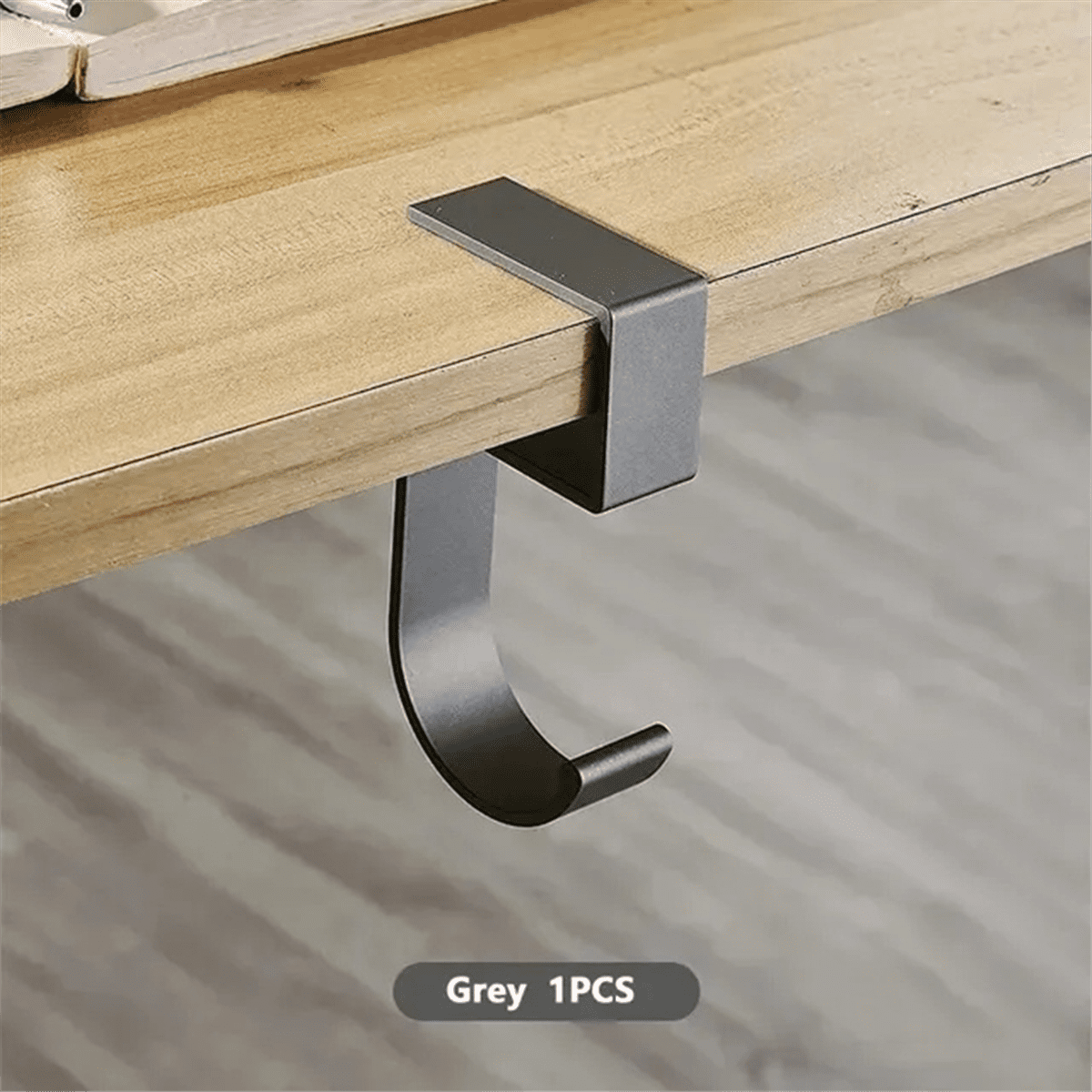 10 Shaped Table Edge Hook Student Desk Side Hanging Bag Removable ...