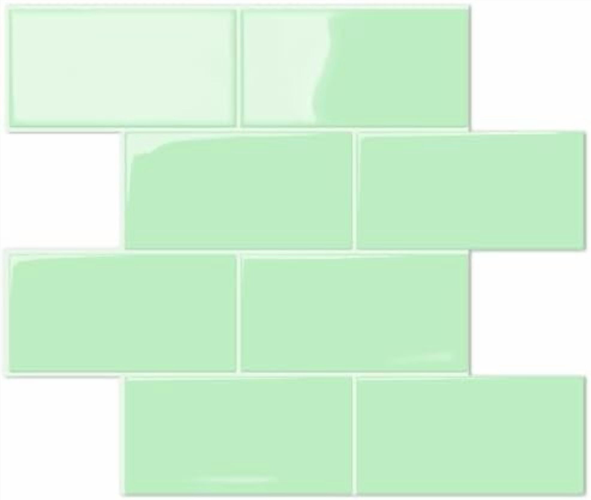 10-Sheet Backsplash Peel and Stick Subway Tile, Self Adhesive Vinyl ...