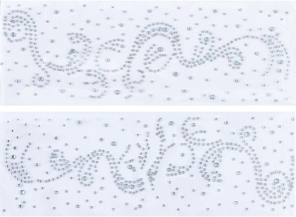 10 Sheet Iron on Rhinestone Transfer Sheets Flat Round Glass Hotfix Heat Transfers Appliques ...