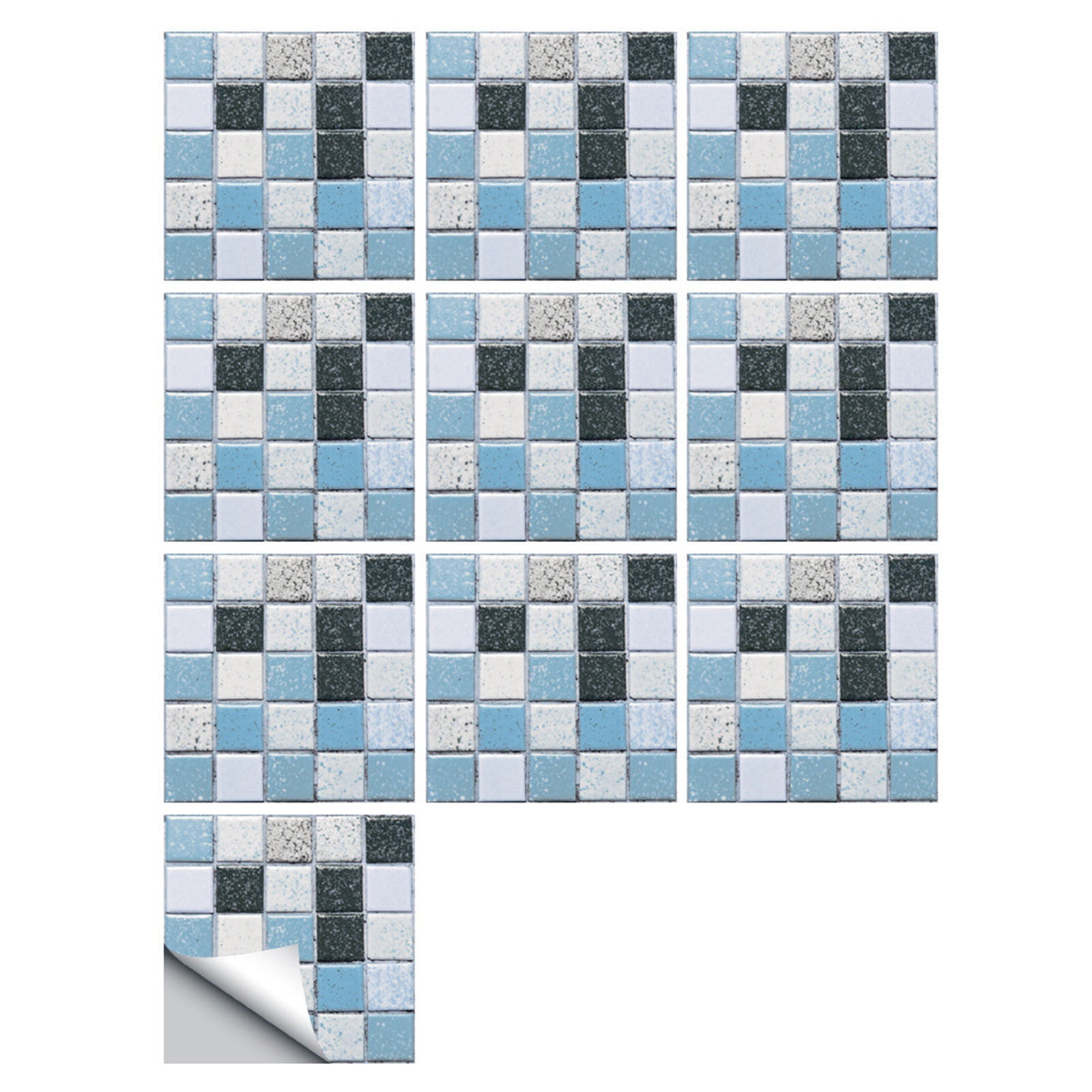 10 Sheet Peel and Stick Backsplash Marble Stick on Backsplash for ...