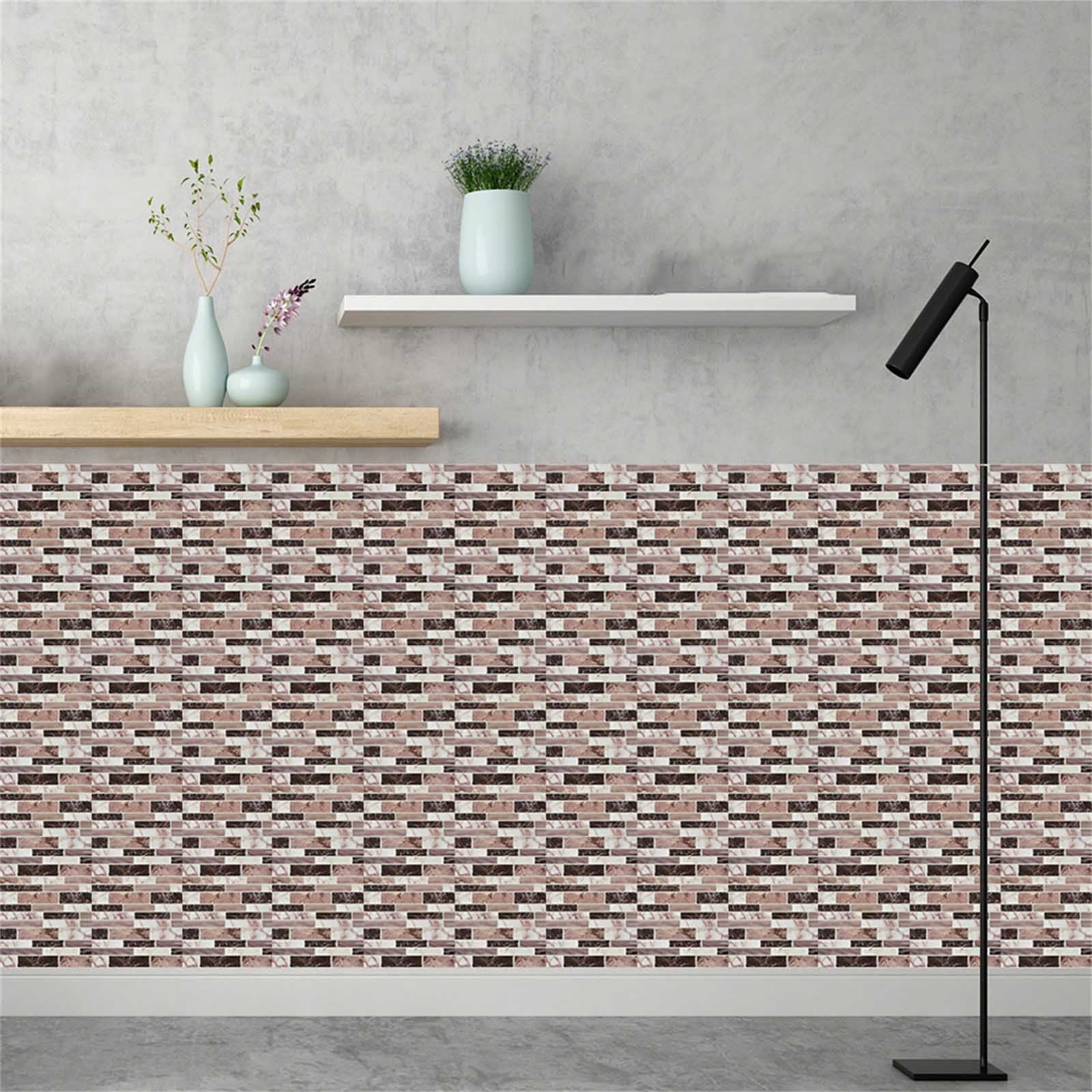 10-Sheet Peel and Stick Tile Backsplash Self Adhesive Tile Backsplash ...