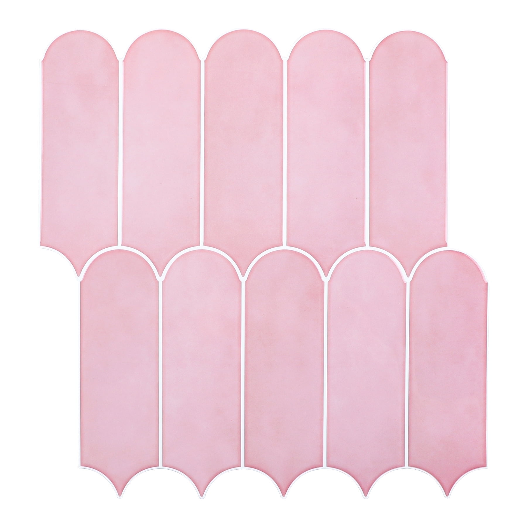 10-Sheet Peel and Stick Backsplash Tile, Self Adhesive Feather ...