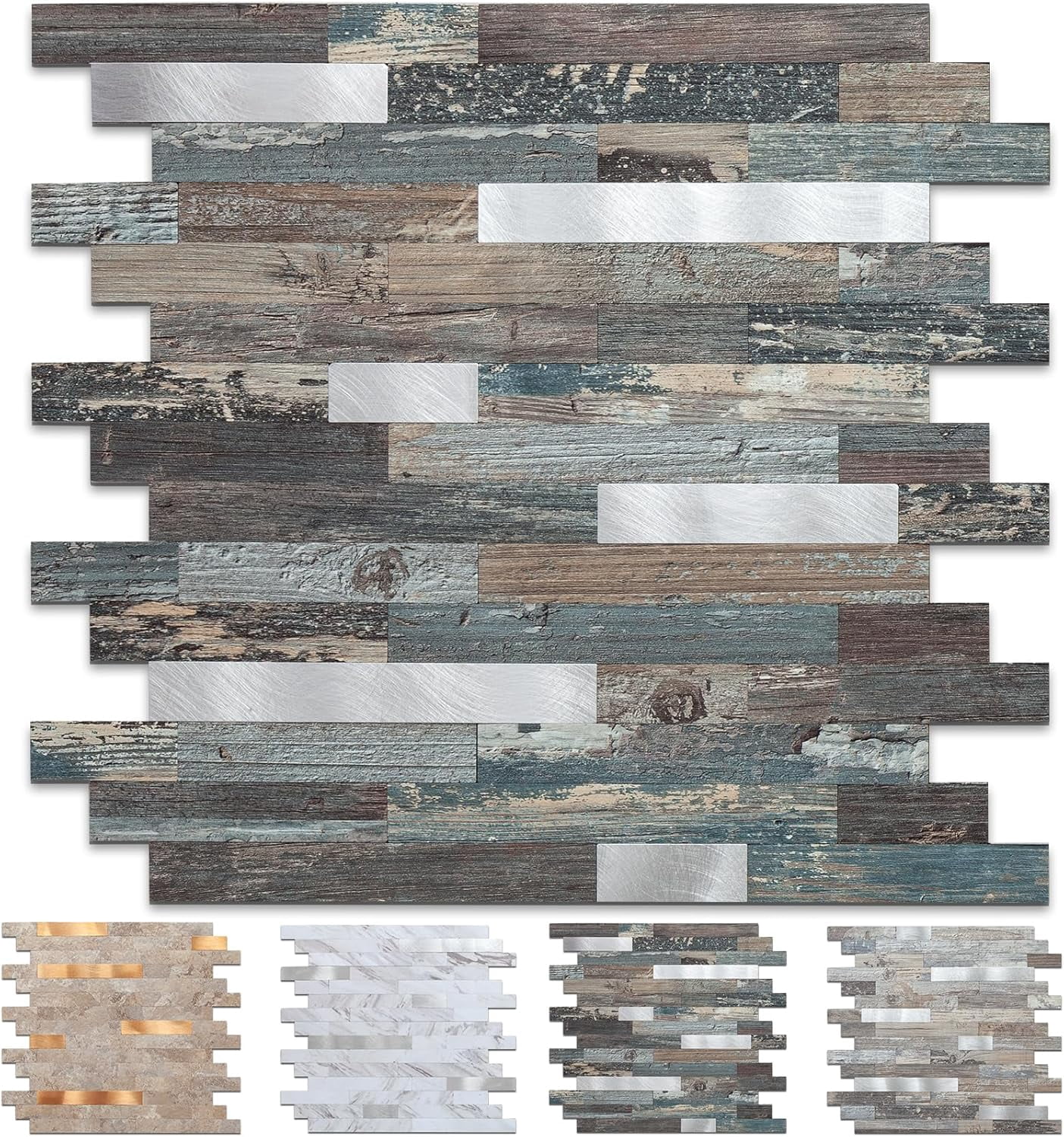 10 Sheet Peel and Stick Backsplash Tile, Stick on Tiles for Kitchen ...
