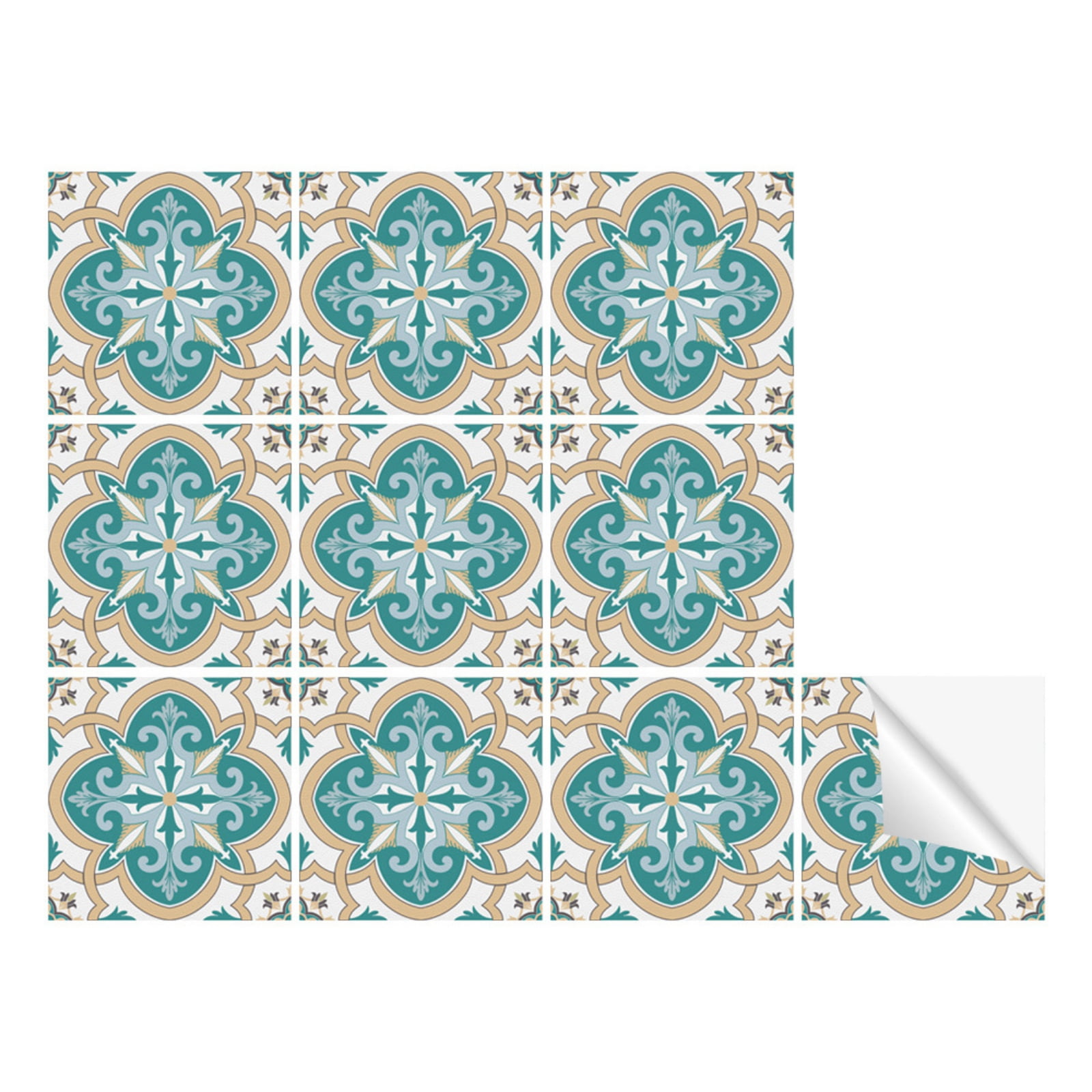 10-Sheet Peel and Stick Backsplash Tiles, Self Adhesive Stick on Tiles ...