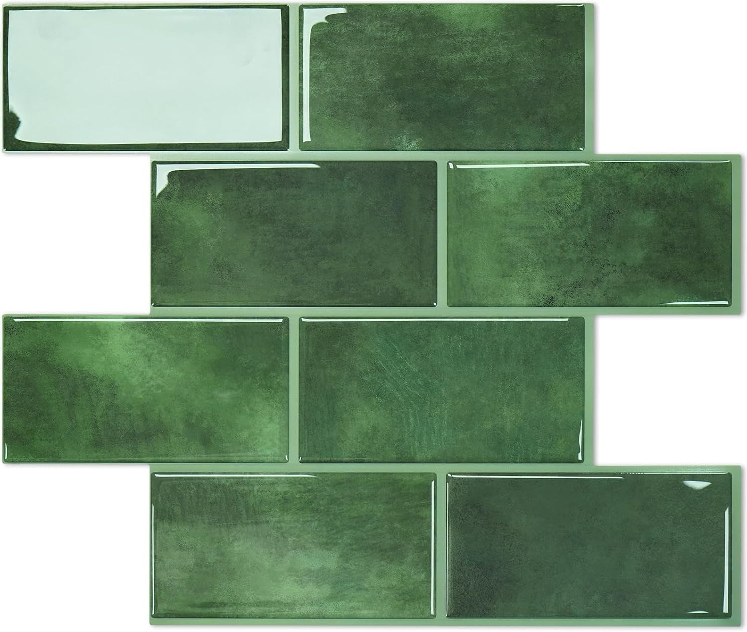 10-Sheet Subway Tile Peel and Backsplash, Self Wall Tiles, Backsplash ...