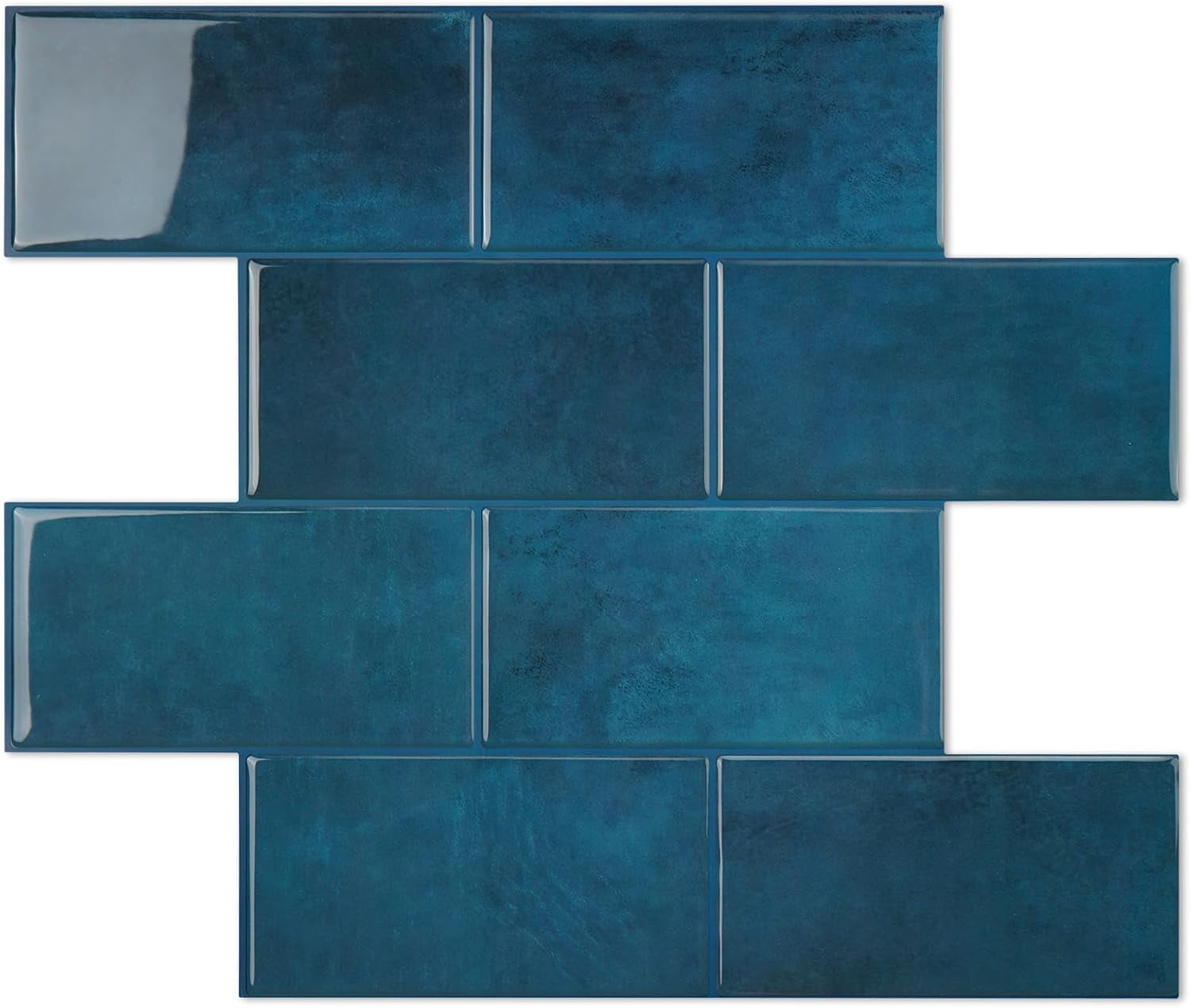 10-Sheet Subway Tile Peel and Backsplash, Self Wall Tiles, Backsplash ...