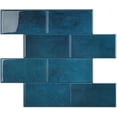 10-Sheet Subway Tile Peel and Backsplash, Self Wall Tiles, Backsplash ...