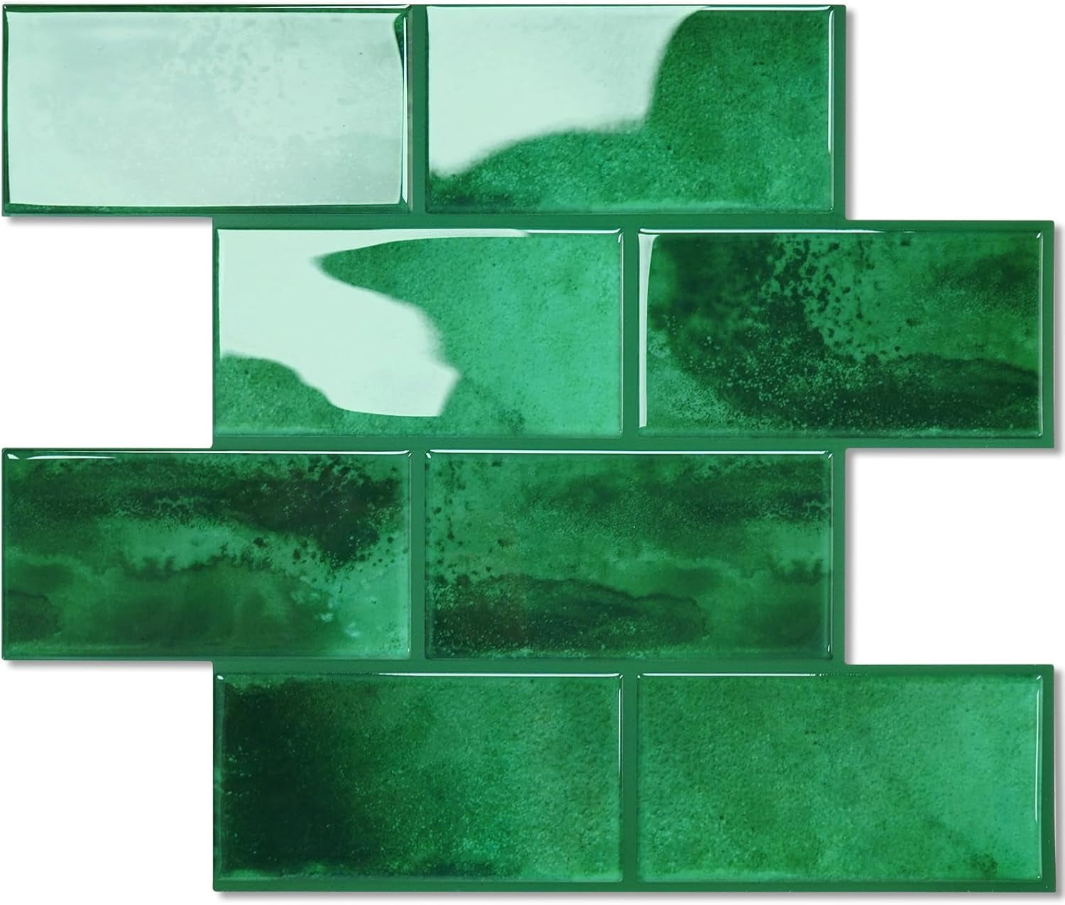 10-Sheet Subway Tile Peel and Backsplash, Self Wall Tiles, Backsplash ...